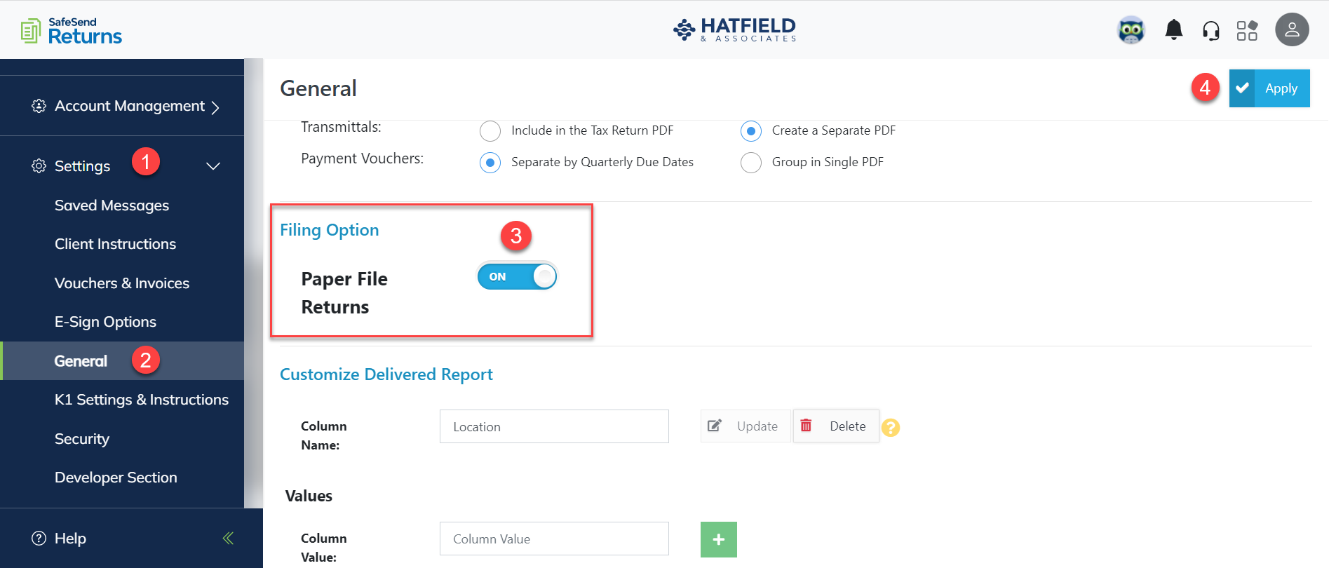 Paper File Returns – SafeSend Returns