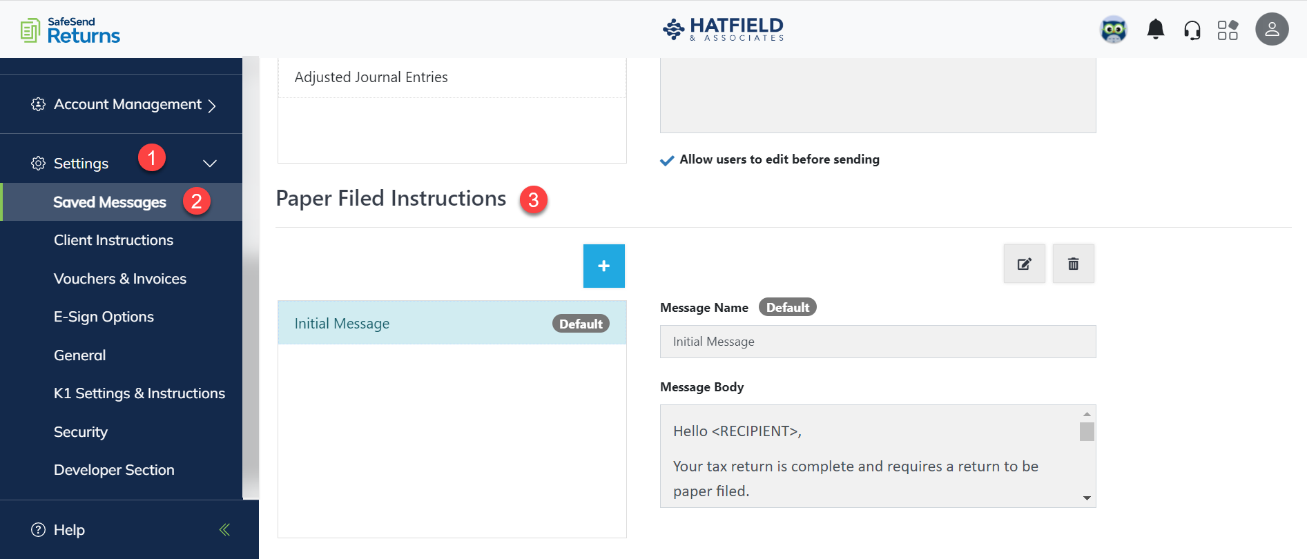 Paper File Returns – SafeSend Returns