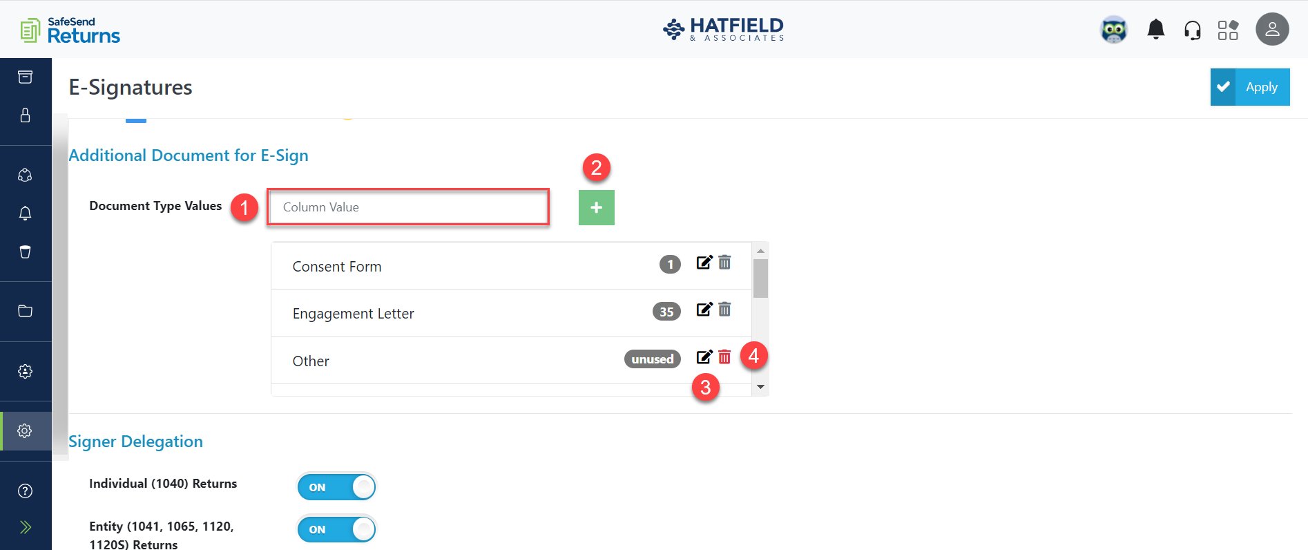 Returns Settings Overview – SafeSend Returns
