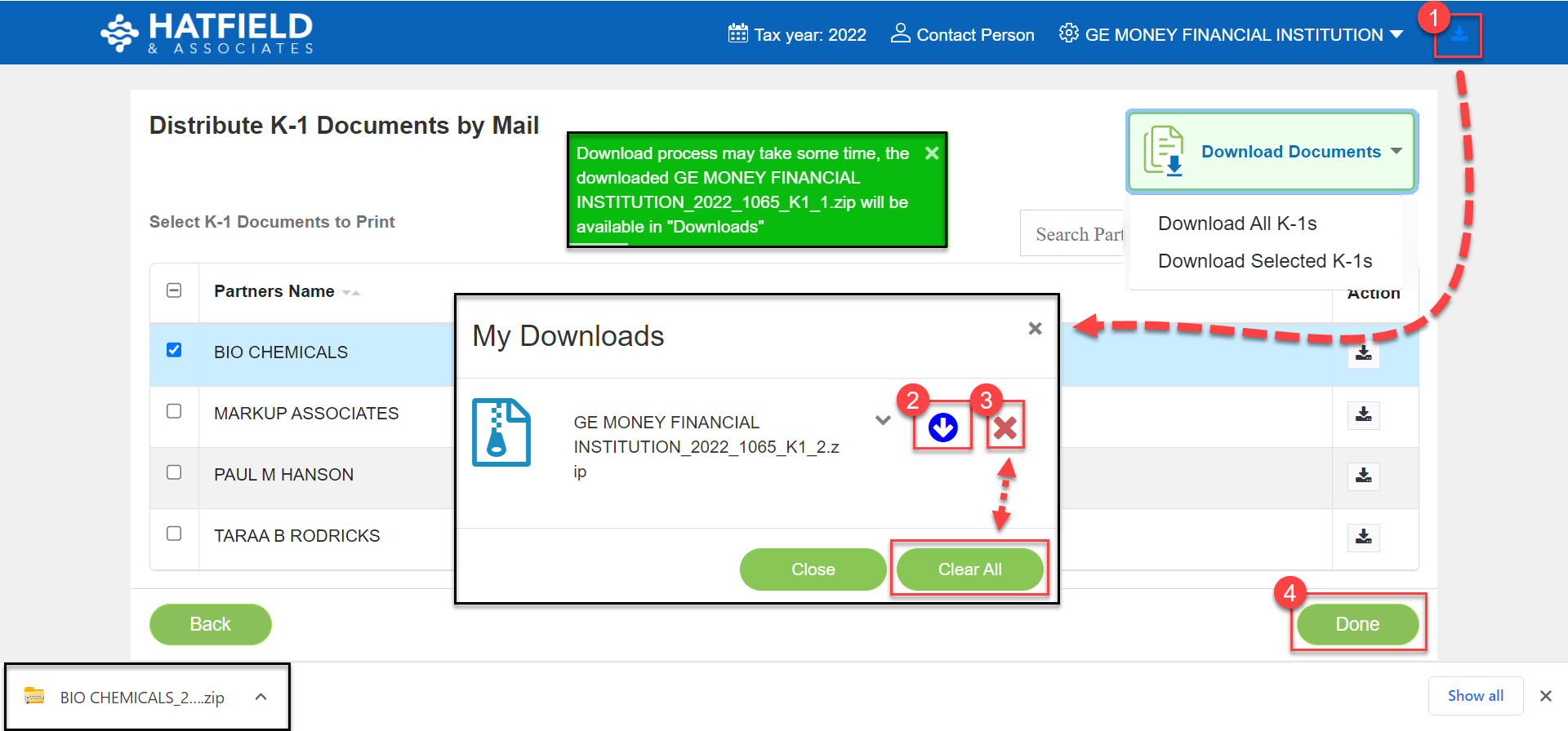 K-1 Distribution - Firm Instructions – SafeSend Returns
