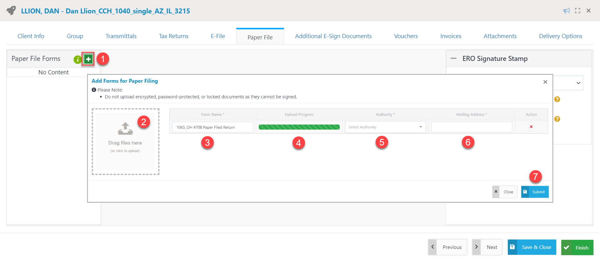 Processing a Return – SafeSend Returns