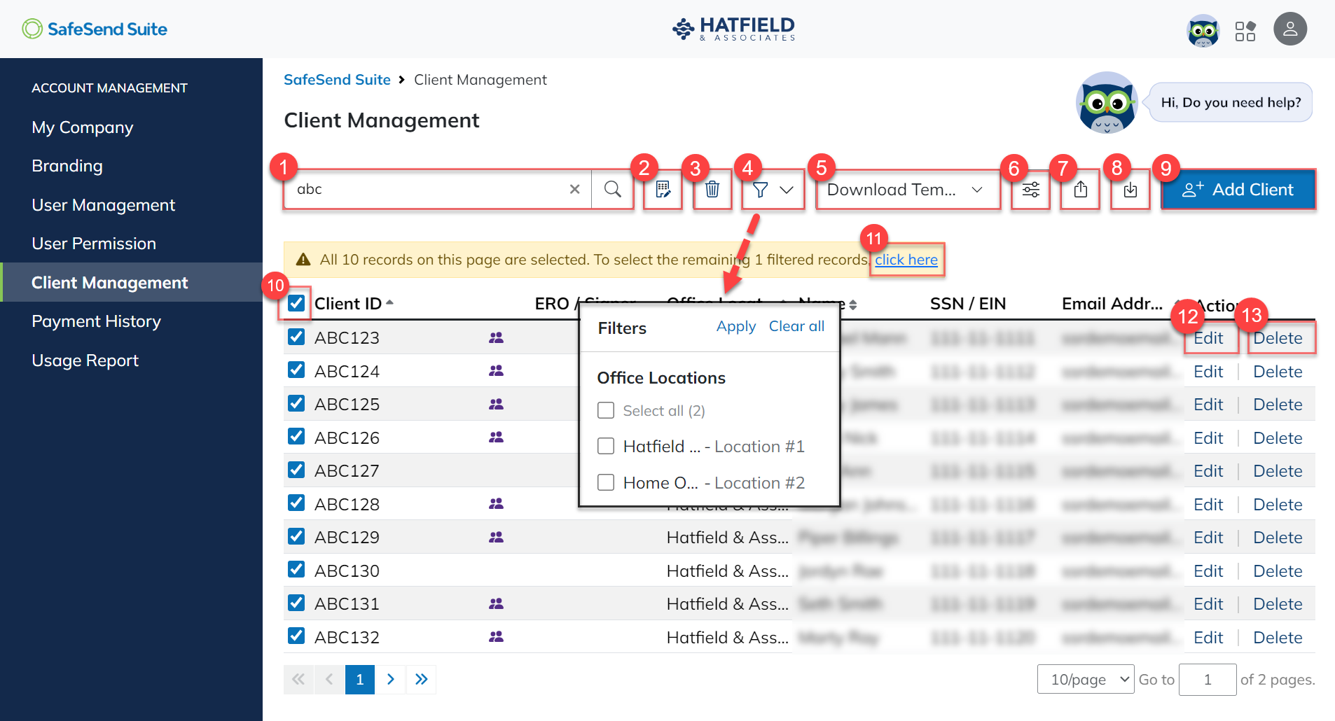 Firm Setup Guide – SafeSend Returns