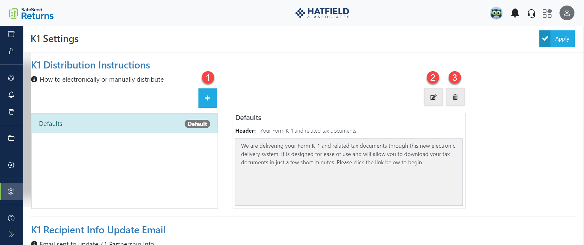 Firm Setup Guide – SafeSend Returns