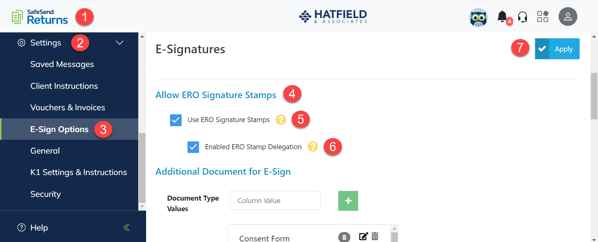 Signature Stamp Guide – SafeSend Returns