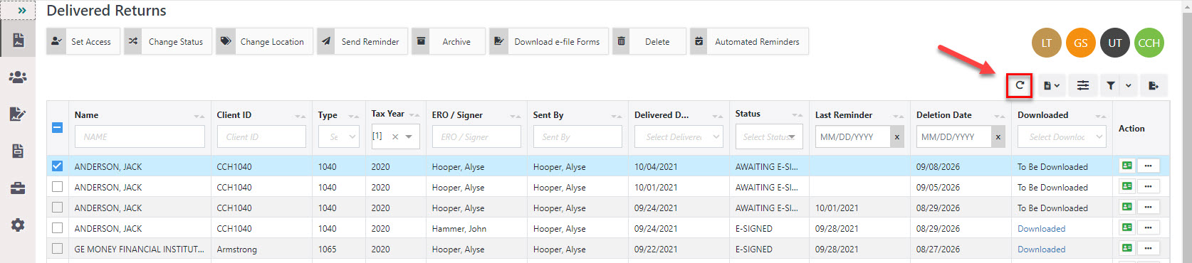 Delivered Returns Dashboard – SafeSend Returns