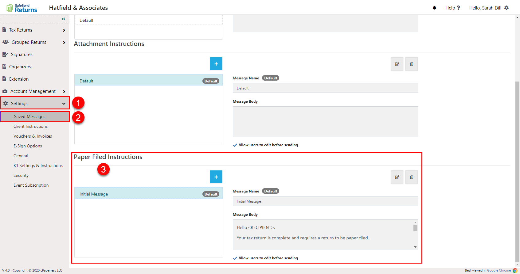 Paper File Returns – SafeSend Returns