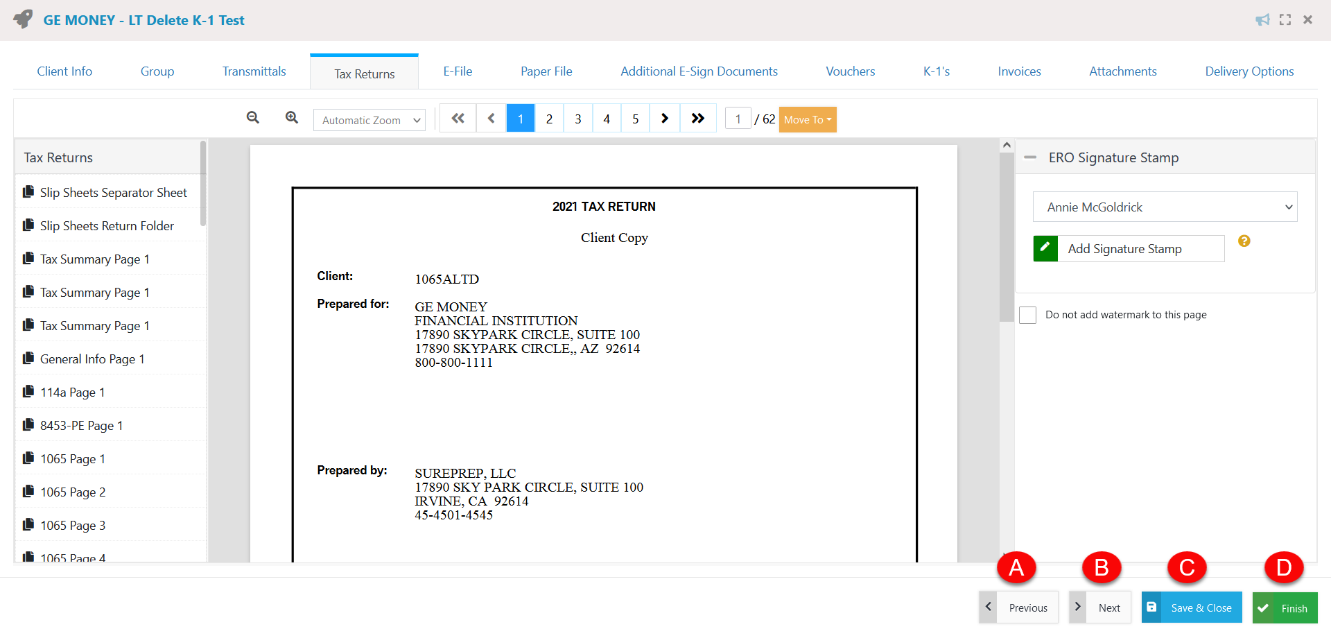 Processing a Return – SafeSend Returns