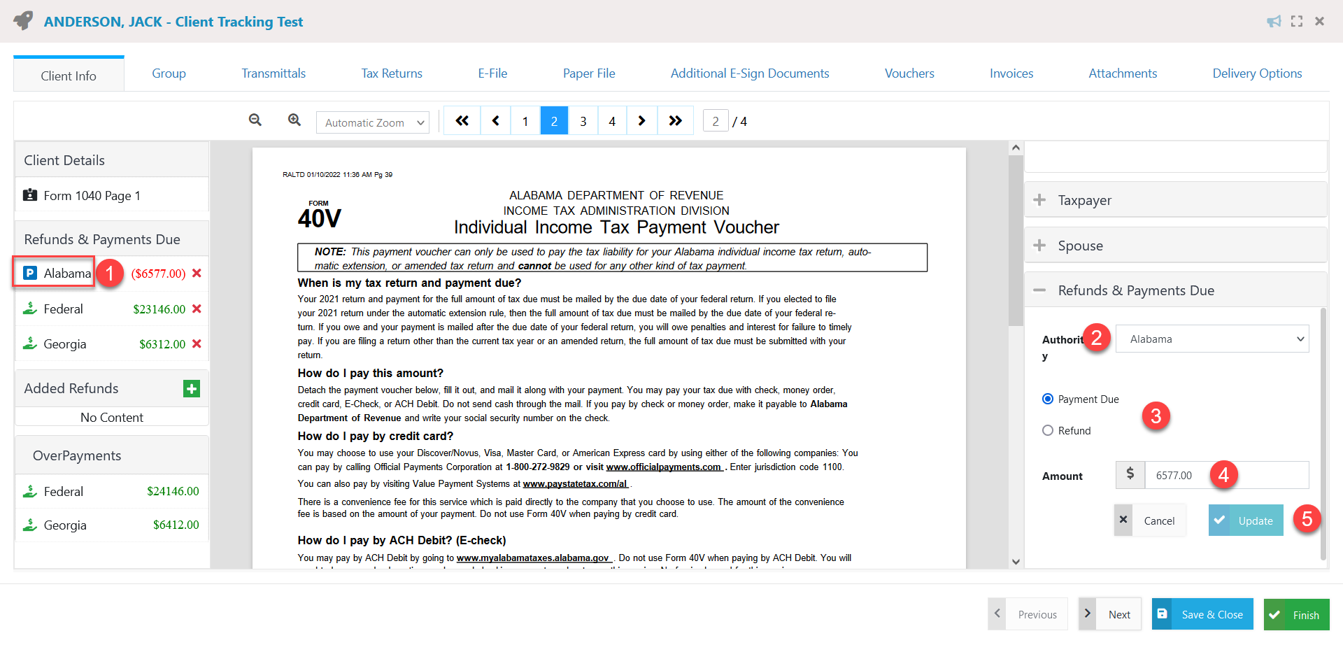 Processing a Return – SafeSend Returns