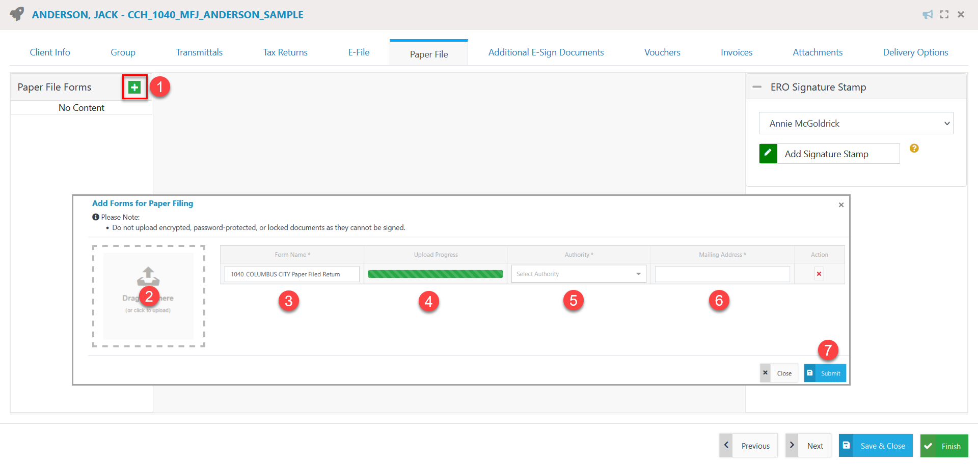 Processing a Return – SafeSend Returns