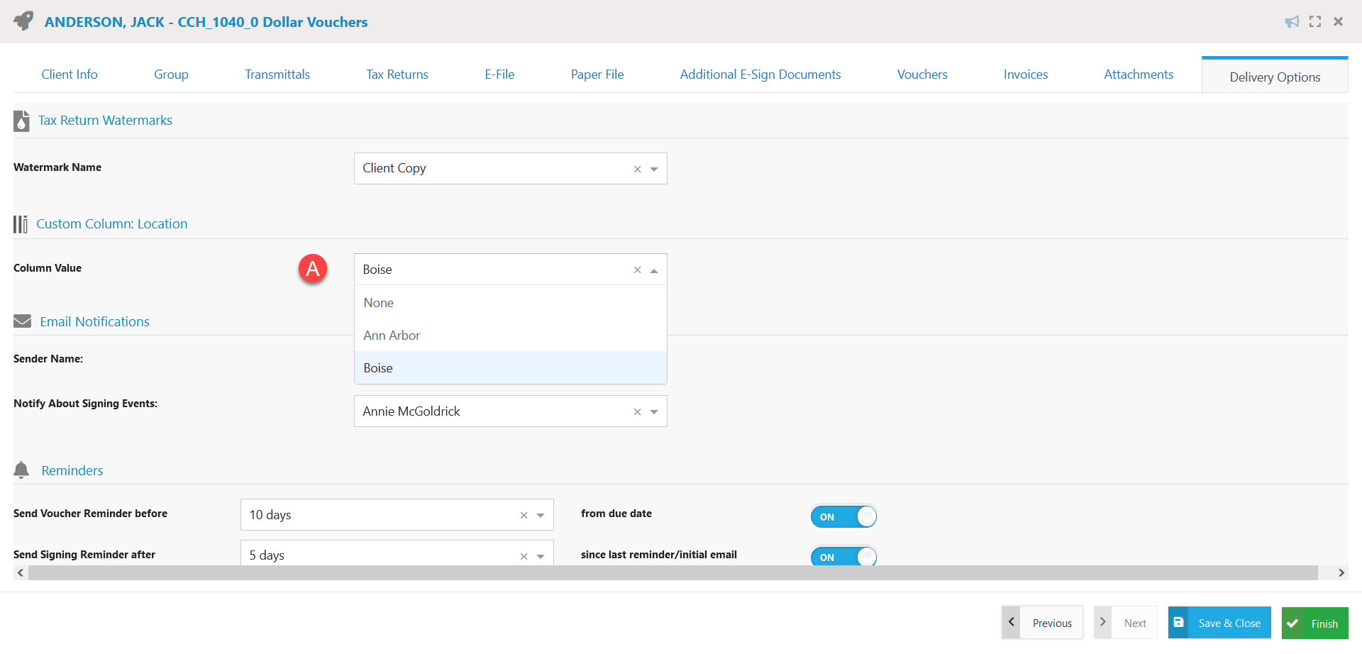 Processing a Return – SafeSend Returns