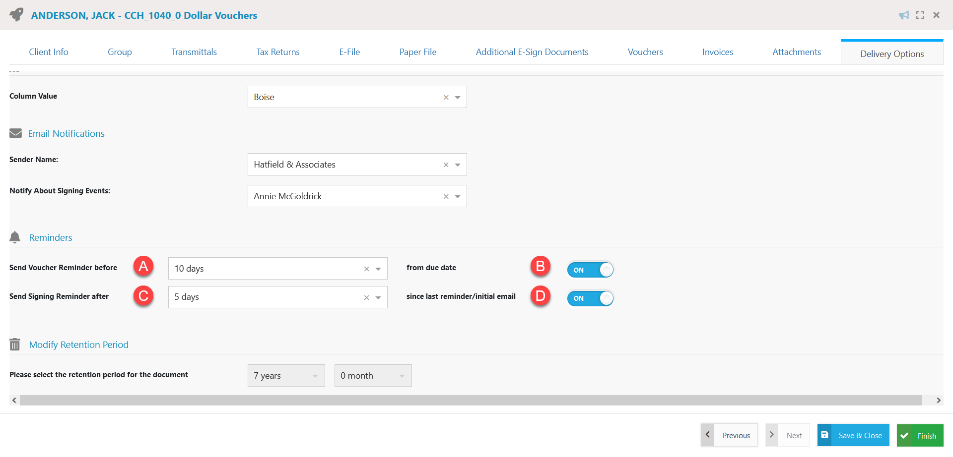 Processing a Return – SafeSend Returns