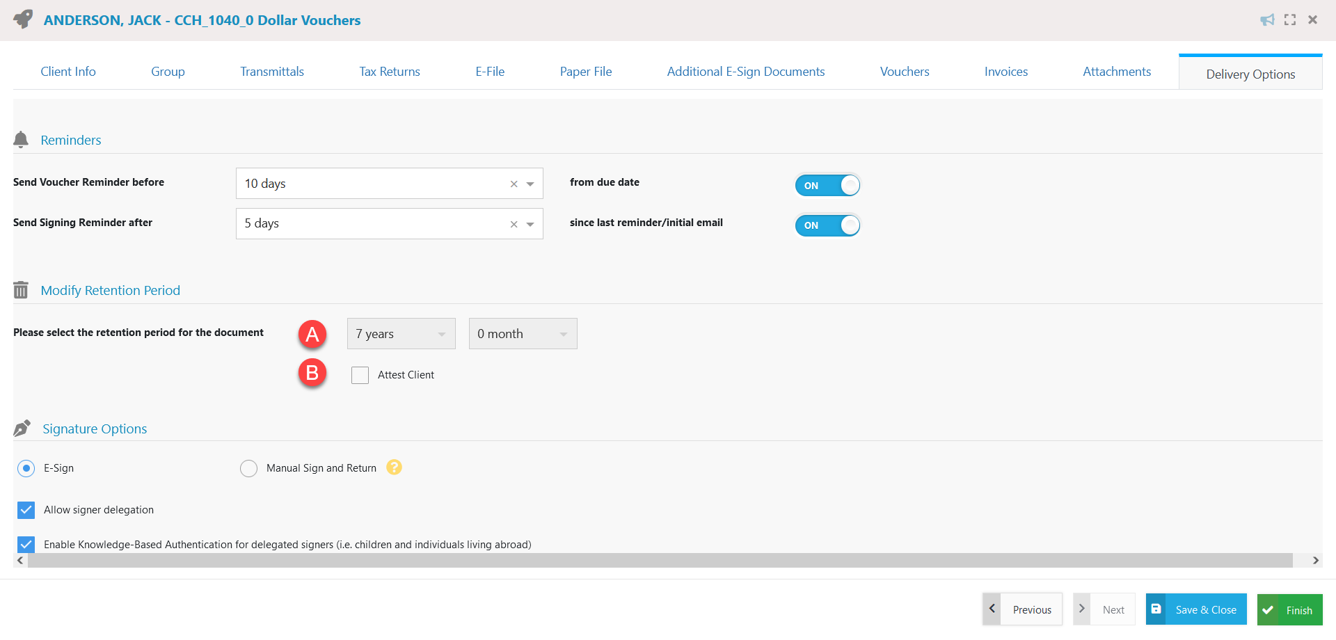 Processing a Return – SafeSend Returns