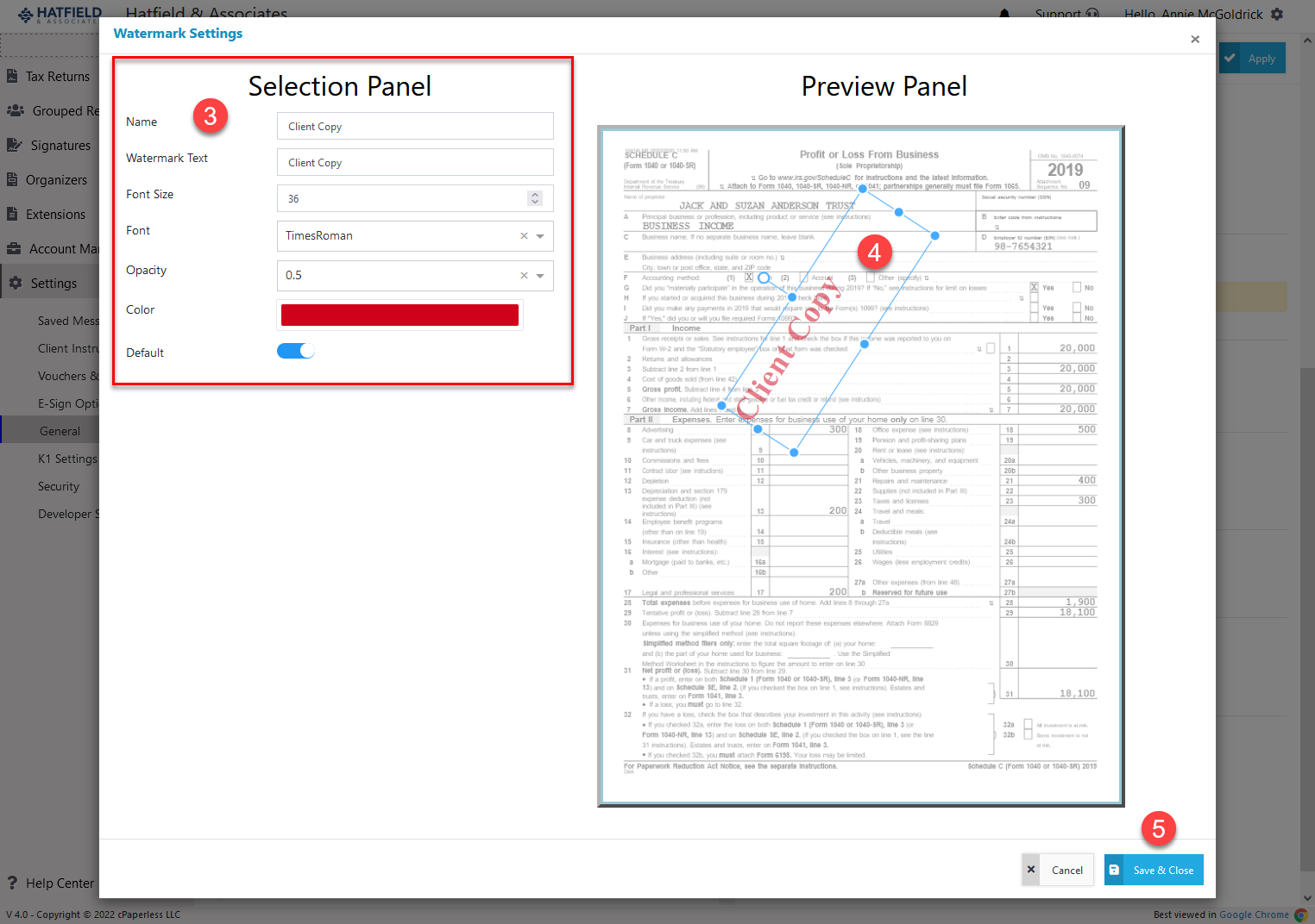 Watermark Setup and Usage – SafeSend Returns